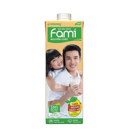 Sữa đậu Nành Nguyên Chất Fami Chai 1l Sesofoods