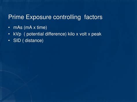 Ppt Producing An X Ray Exposure Powerpoint Presentation Free