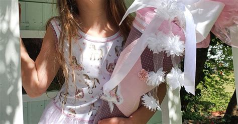 Pferdchen Lilly Taupe Rose´weiss Schul Zuckertüte Mädchen Shop