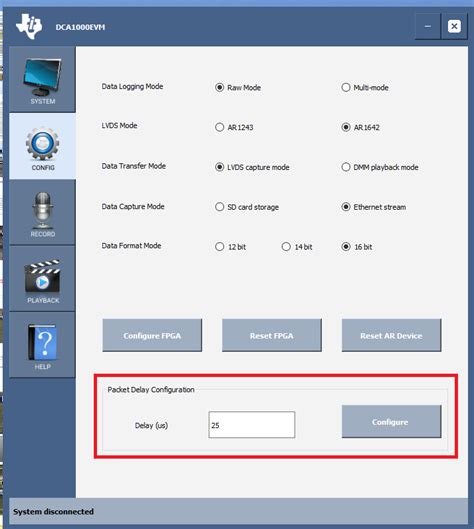 AWR Command To Configure DCA Packet Delay Sensors Forum Sensors TI E E Support Forums