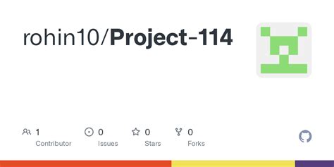 Github Rohin10project 114
