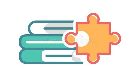 Education And Learning Puzzle Books And Knowledge Vector Design