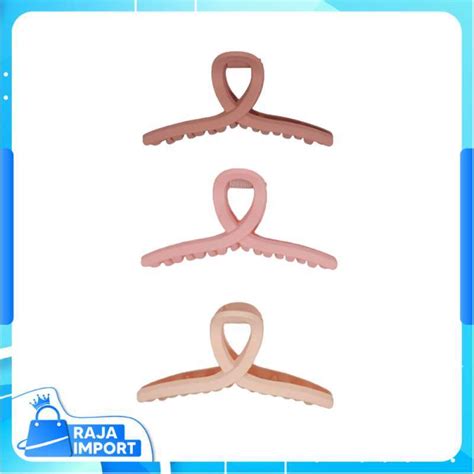 Jual F5174 Jepitan Jedai Silang Bulat Jedai Rambut Doff Jepitan