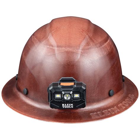 Hard Hat Konstruct Series Full Brim Class G Rechargeable Headlamp