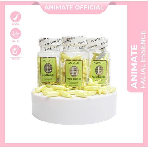 Jual Animate Facial Serum Isi 60butir Animate Facial Essence Vit E Shopee Indonesia