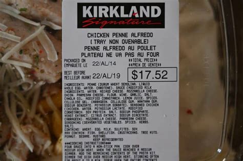 Costco Kirkland Signature Chicken Penne Alfredo Review Costcuisine