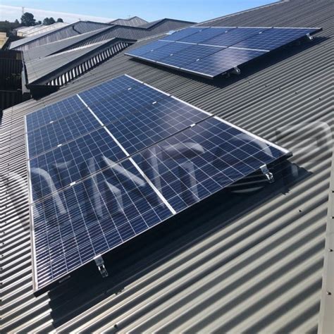 Custom Corrugated Metal Roof Solar Mounting Bracket System