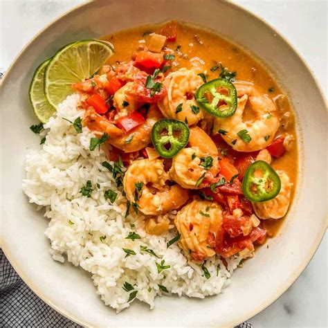 Title Coconut Curried Shrimp With Aromatic Rice The Perfect Balance