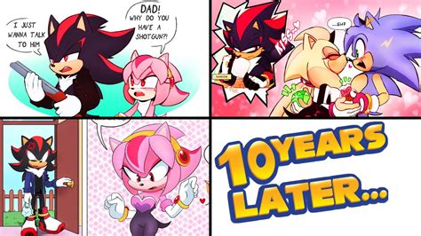 1 Hour Of Shadow 10 Years Later Sonic Comic Dub Mega Comp Youtube