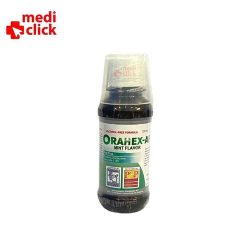 Orahex Alcohol Free 120ml 1 Bottle Shopee Philippines