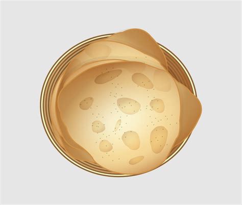 Premium Vector Paratha Illustration