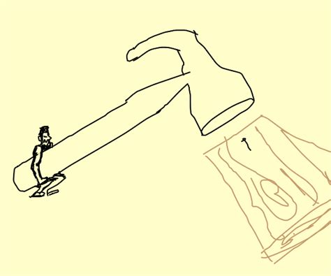Prehistoric Hammer Drawception