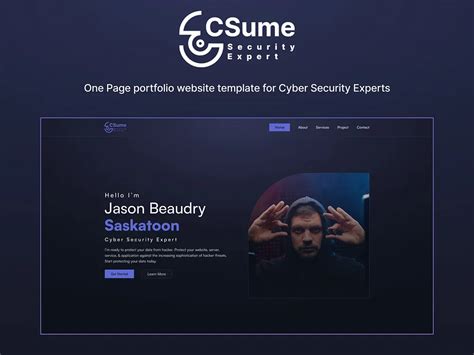 Cyber Security Portfolio Designs Themes Templates And Downloadable