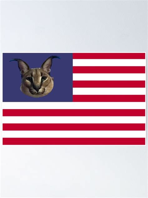 Floppa Nation Poster For Sale By Cheapfan Redbubble