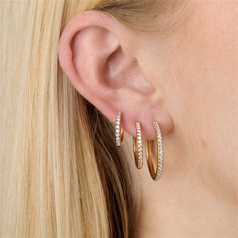 Hoop Earrings Gold Silver And Rose Gold Astrid And Miyu