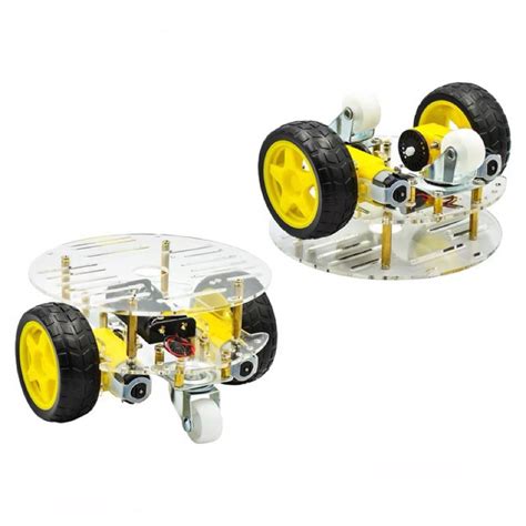 Khung Xe Robot Tròn Xe Dò Line Xe Robot Tránh Vật Cản Arduino Shopee Việt Nam