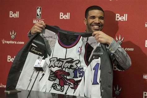 Hip Hop Star Drake Makes Fashion Statement At Raptors Drake Night