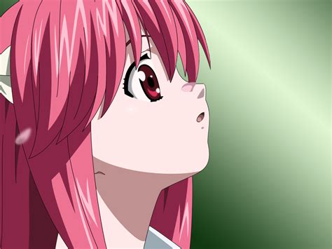 Elfen Lied Anime Anime Girls Pink Hair Red Eyes Lucy Nyu