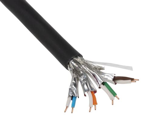 Belden Cat7 Ethernet Cable Sftp Shield Black Pvc Sheath 305m