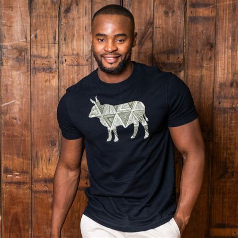 Geo Tribal Nguni Crew Tee Mamba Kingsley Heath