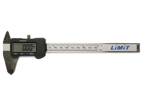 Set Van Digitale Schuifmaat In Roestvrij Staal 150x40 Mm En Kraspen Met