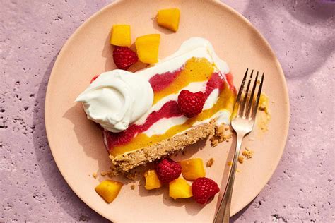 Raspberry Mango Ice Cream Cake Recipe