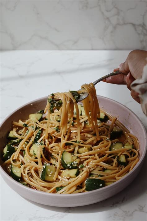 Cold Sesame Noodles Shreyas Kitchen