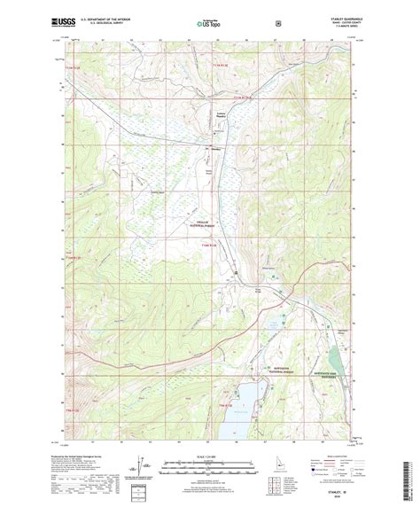 Stanley Idaho Us Topo Map Mytopo Map Store