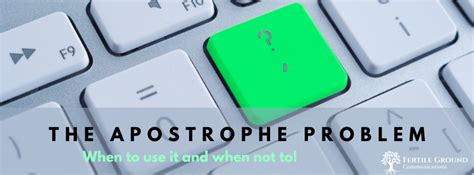 The Apostrophe Problem