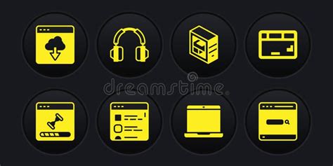 Set Loading Data Window Keyboard Browser Files Laptop Computer