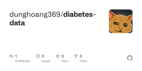 Github Dunghoang369diabetes Data