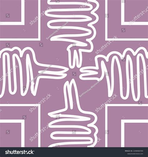 Square Zig Zag Manual Line On Stock Illustration Shutterstock