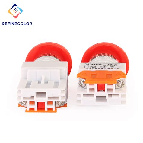 40mm Emergency Stop Switch Mushroom Plastic Push B Vicedeal