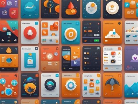 Premium Photo A Bunch Of Different App Designs On A Table Top With A