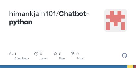 Github Himankjain101chatbot Python