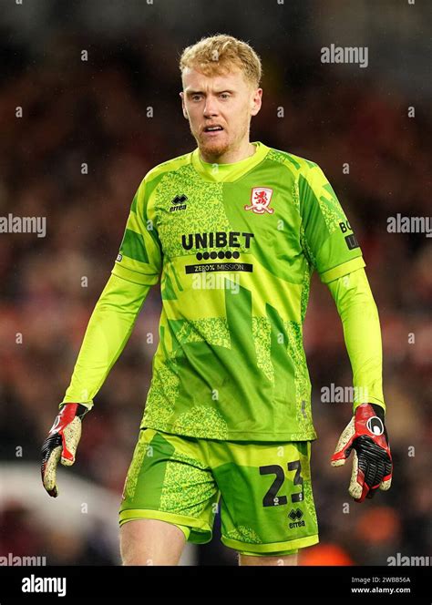 Middlesbrough Goalkeeper Tom Glover During The Carabao Cup Semi Final First Leg Match At The