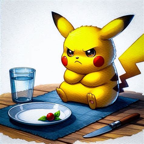 Grumpy Pikachu Pikachu Pokemon Fan Art Pokemon