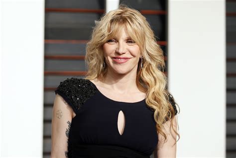 Courtney Love Flower Tattoos