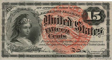 15 Cents Fractional Currency 4th Series United States Numista
