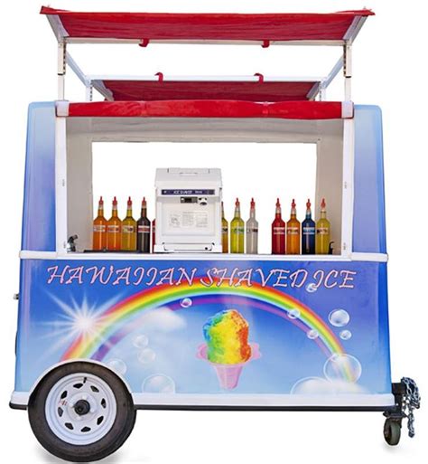 Shaved Ice Push Cart Towable Hypothermias For Discounted Shaved Ice
