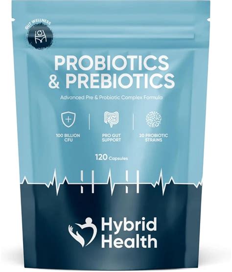 Hybrid Health Probiotics And Prebiotics Complex 120 Vegan Capsules