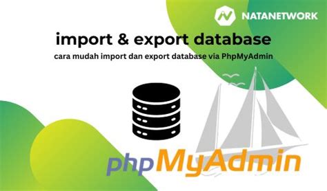 Cara Export Dan Import Database Mysql Melalui Phpmyadmin Knowledgebase Natanetwork Web
