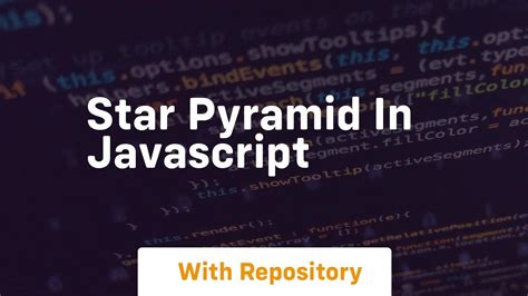 Star Pyramid In Javascript Youtube