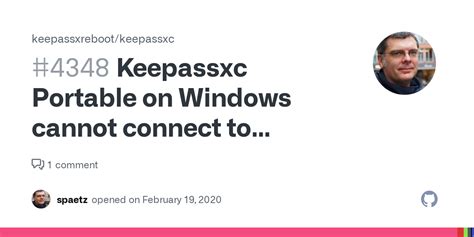 Keepassxc Portable On Windows Cannot Connect To Firefox And Solution · Issue 4348