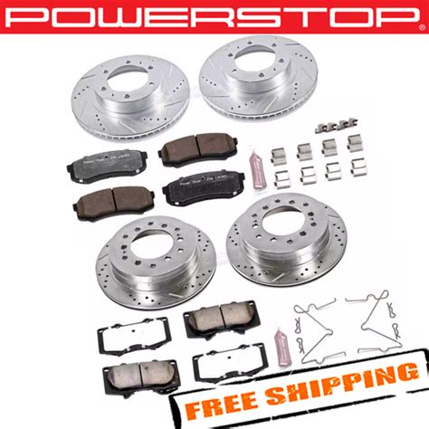 Power Stop 1 Click Extreme Z36 Truck And Tow Brake Kit For 03 09 Toyota