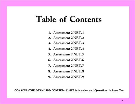2nd Grade Math Place Value 2nbt Tests Classful