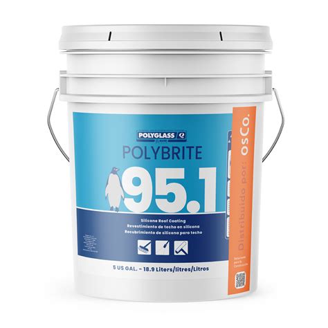 Polybrite 951 Impermeabilizante Base Silicona 5 Gl Osco Dominicana