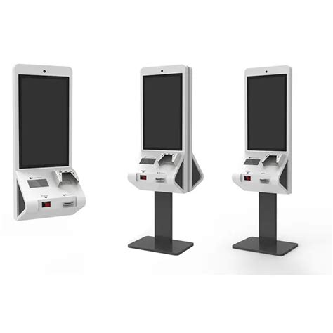 Fast Food Restaurant Self Ordering Touch Screen Payment Kiosk With