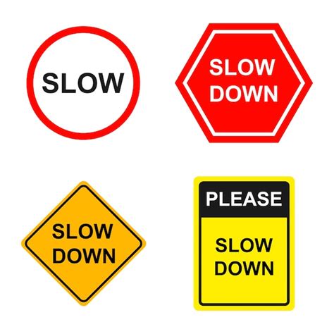 Slow Down Icon Slow Down Icon Vector Art Icons And Graphics For Free
