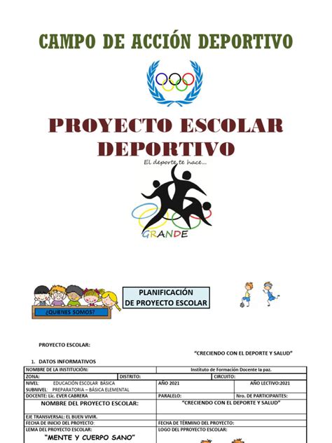 Proyecto Deportivo Pdf Asociación De Futbol Deportes